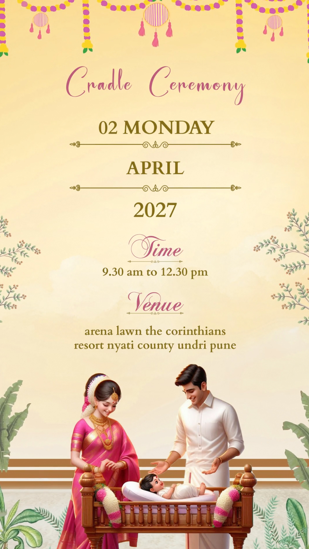 942 - Cradle Ceremony | Cradle Ceremony - Buy Digital eCard | Aham ...